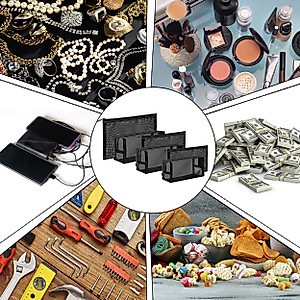 Unoutur Mesh pouch,Mesh Cosmetic Bag Portable Makeup Pouch Travel Toiletry Bag for Makeup Organizer Home Office Travel Accessories,6 Pieces Mesh Makeup Bag with Zipper