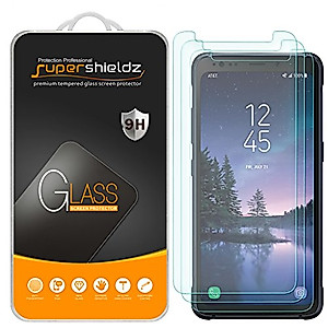 (3 Pack) Supershieldz Designed for Samsung (Galaxy S8 Active) (Not Fit for Galaxy S8 or S8 Plus Model) Tempered Glass Screen Protector, 0.33mm, Anti Scratch, Bubble Free