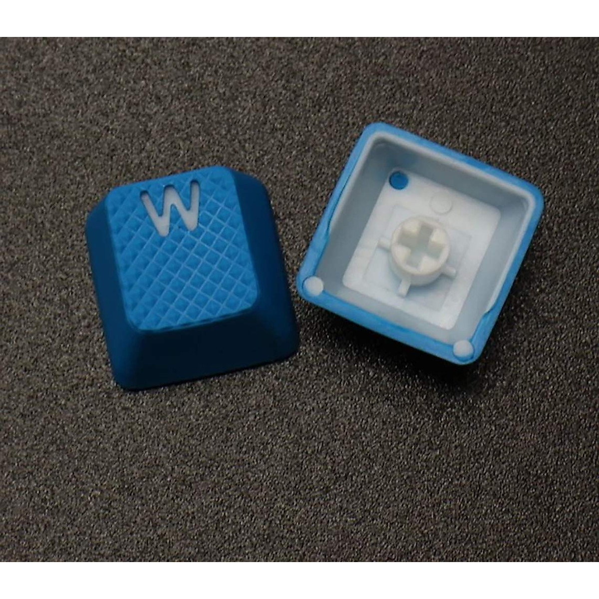 Rubber Gaming Backlit Keycaps Set - for Cherry MX Mechanical Keyboards Compatible OEM Include Key Puller (Sky Blue)