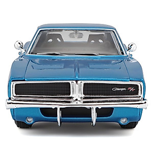 1969 Dodge Charger R/T Blue 1:25 Diecast Model Car
