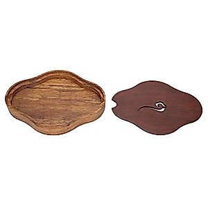 Natural Bamboo Tea Tray Chinese Style Teaboard Serving Tray Box for Kungfu Tea Set Tearoom Supplies