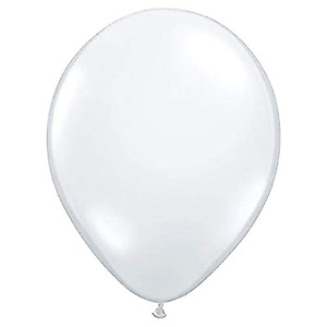 Qualatex 18" Diamond Clear Stuffing Latex Balloons (25ct)