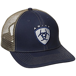 ARIAT Men's Navy Center Logo, One Size