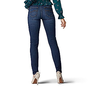 Lee Women's Sculpting Slim Fit Skinny Leg Pull On Jean, Landslide, 12 Medium