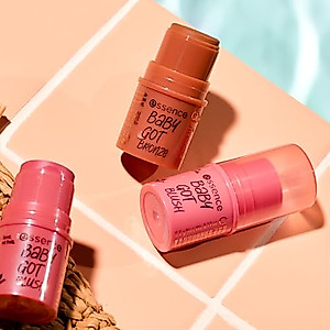 essence | Baby Got Bronze | Cream Bronzer Stick Easy to Apply & Blend | Vegan & Cruelty Free | Free From Gluten, Parabens, Preservatives, & Microplastic Particles (10 | Cinnamon Spice)