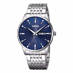 Diamond Watches for Men, Men Male Golden Big Face Business Dress Watch Waterproof LuminousLuxury Casual Quartz Analog Watches with Day Date Calendar and Stainless Steel Band