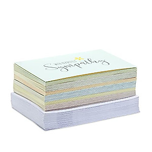Best Paper Greetings 48-Pack of Assorted Sympathy Cards with Envelopes Included Featuring Floral Designs Sympathy - Pastel Floral