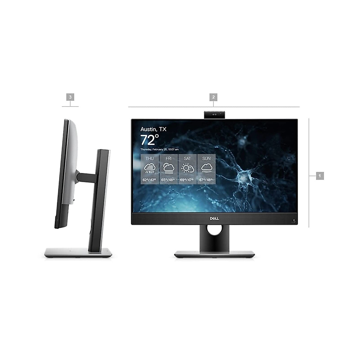 Dell Optiplex 7000 7490 AIO (2021) | 23.8" FHD | Core i5-512GB SSD - 16GB RAM | 6 Cores @ 4.5 GHz - 10th Gen CPU Win 11 Home (Renewed)