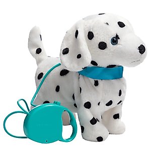 HollyHOME Plush Animated Puppy Husky Puppy Dog Toy Pet with Remote Control Leash Walking, Barking and Waging Tails Electronic Puppy 12 Inches Gifts for Kids