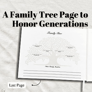 EBEGEE Funeral Guest Book, Timeless Keepsake Celebration of Life Guest Book, Durable and Smooth Writing Guest Book for Memorial Service, Thoughtful Design Funeral Guest Book for Memorial Service