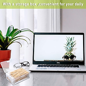 200 Pieces 6 Inches Buds for Dog Long Ear Swab with Wooden Handle for Pet