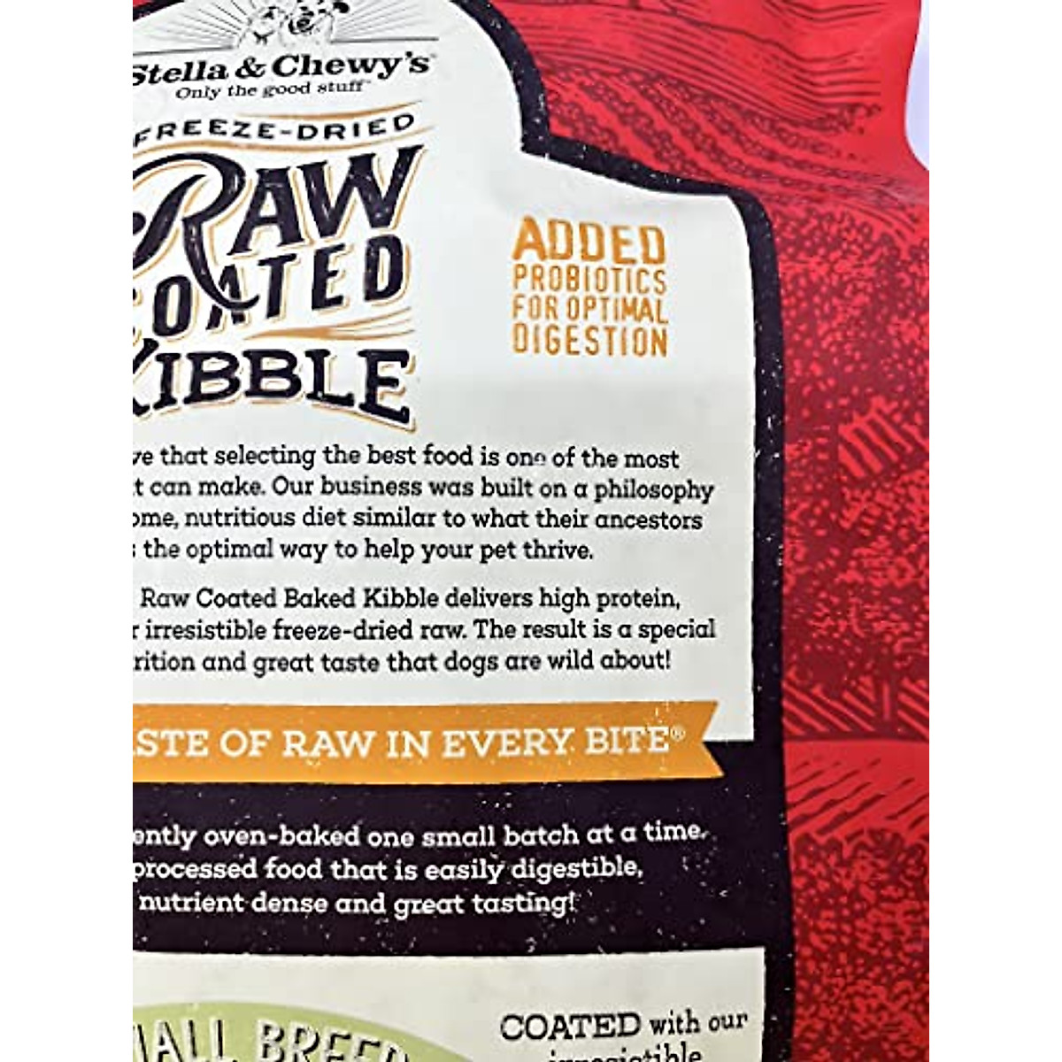 Stella & Chewy's Raw Coated Small Breed Chicken Recipe Dog Food 10lb (186011001677)