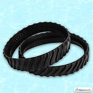 Seentech R0526100 Swimming Pool Cleaner Replacement Tire Track Wheel Compatible with MX8/MX6 In-Ground Pool Cleaner - Heavy Duty Rubber - Improves The tire Life Cycle by 50% (2-Pack)