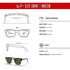 Ray-Ban RB3016 CLUBMASTER 990/58 49M Clubmaster Havana/Green Polarized Round Sunglasses For Men For Women + BUNDLE with Designer iWear Eyewear Kit