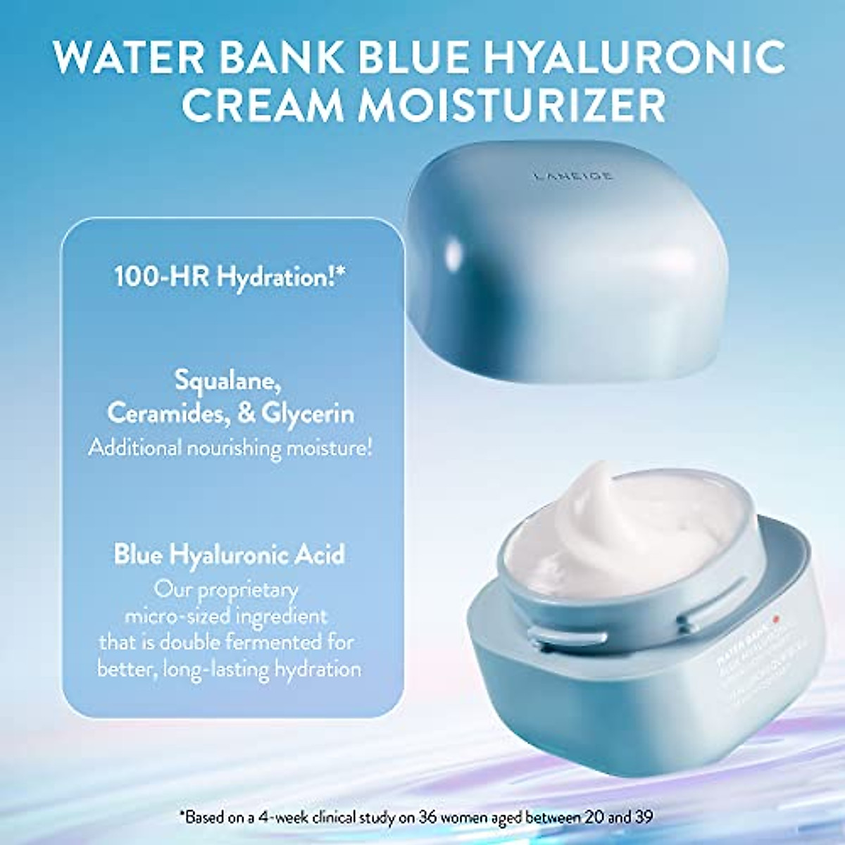Water Bank Blue Hyaluronic Cream Moisturizer Mini: Hydrate and Nourish