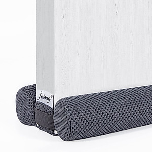 fowong Door Draft Stopper 36 Inch Adjustable Draft Stopper for Bottom of Doors, 30" to 36" Soundproofing Noise Blocker Cover Gap up to 1.5", Grey