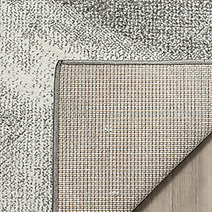 SAFAVIEH Glacier Collection 6'7" Square Grey/Multi GLA127C Modern Abstract Non-Shedding Living Room Bedroom Dining Home Office Area Rug