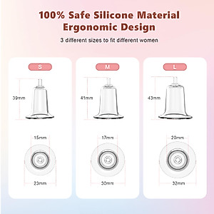 Electric Inverted Nipple Corrector, Portable Niplette Correct Flat and Inverted Nipples with Ease to Help Breastfeeding, Inverted Nipple Puller, Nipple Massage, Sunken and Short Nipples