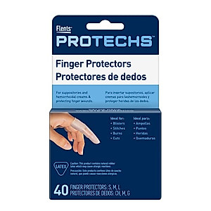 Acu-Life Finger Cots: 40 Count Rubber Protection for Wounds