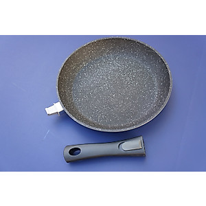 Germany's Stoneline Xtreme Series 11.2" (28cm) Fry Pan with Non-stick Non-Toxic Stone Coating Cookware - 2016 Top of the line model, better taste food