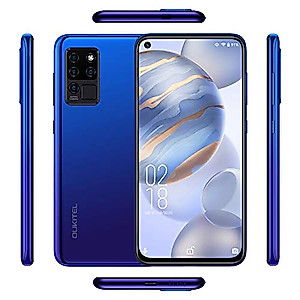 Smartphones Unlocked,Android 10 Cell Phone,2021 OUKITEL C21 6.4 Inch FHD+ Screen,20MP Front+4 Rear Cameras,Gaming Processor 4+64GB,4000mAh Battery,Dual SIM 4G Support T-Mobile AT&T,Fingerprint&Face ID