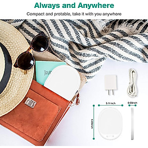 Light Therapy Lamp, UV-Free 10000 Lux Therapy Light Daylight Lamp Touch Control with 3 Adjustable Brightness Levels & 4 Timer Function, Large Light Surface & Rotatable Stand for Home/Office