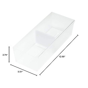 Like-It | CSP-11 | Drawer Organizer | Lingerie Case | One adjustable divider included | 12.99." × 5.51" × 3.74" | Clear |