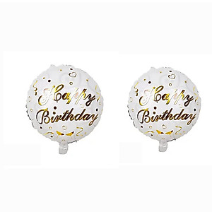 Morndew 5 PCS Happy Birthday Beer Mug Cheers Five-pointed Star Foil Balloons for Birthday Party Baby Shower Wedding Party Decorations
