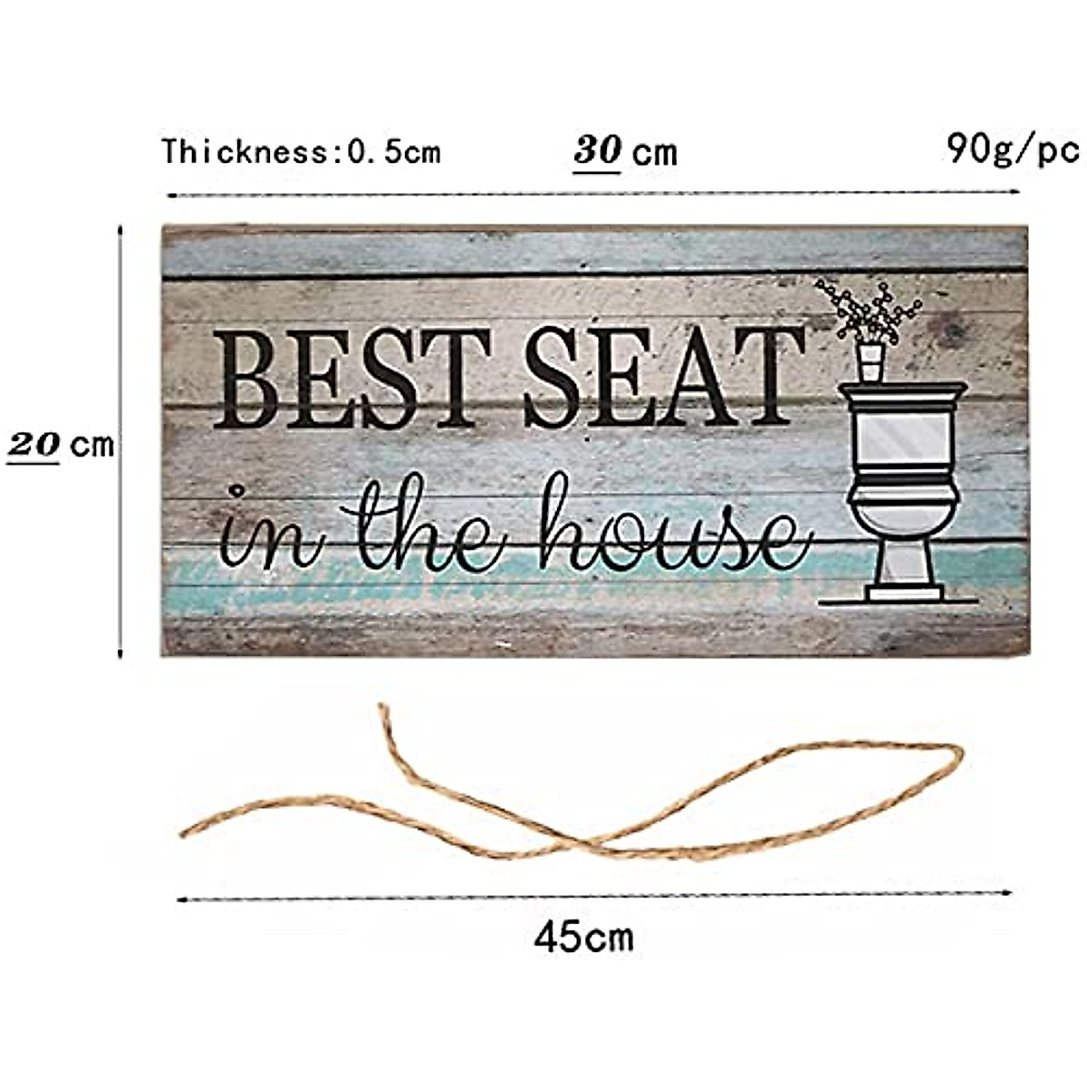 HCHANA in This House We Do Dirt Bikes Wood Signs Funny for Home Decor