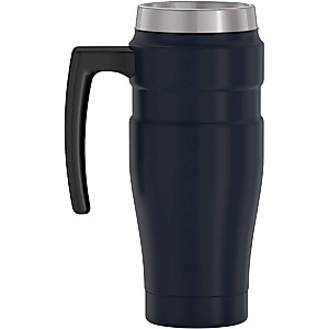 THERMOS Stainless King Vacuum-Insulated Travel Mug, 16 Ounce, Blue