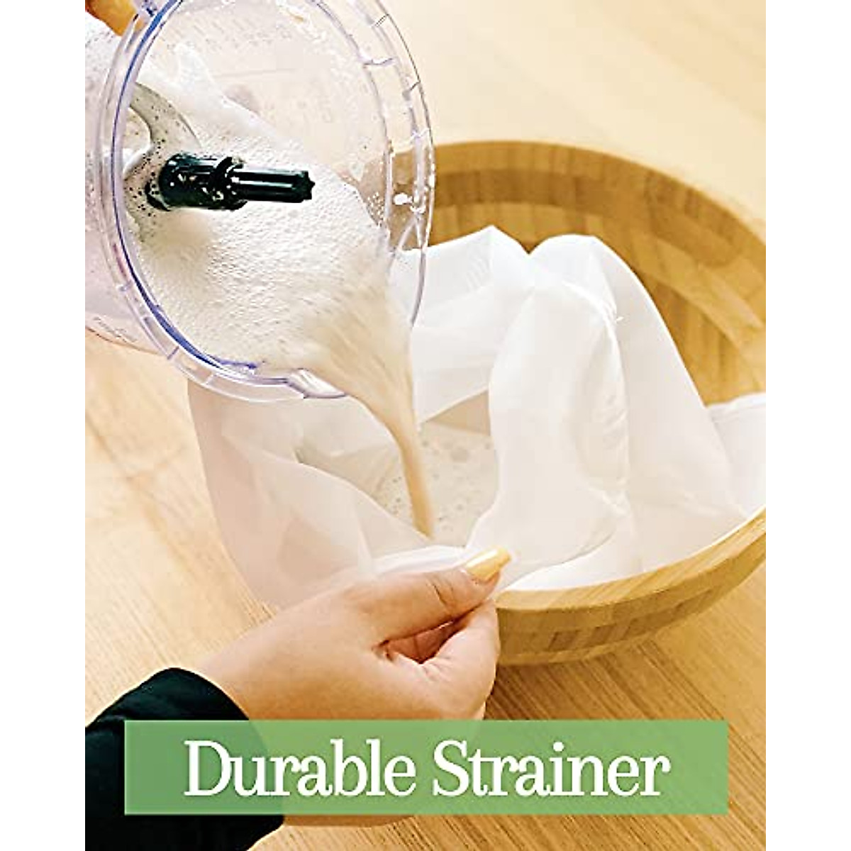 purifyou Premium Reusable Nut Milk Bags - Set of 3 (80, 160, 200 microns), Cold Brew Bags and Cheese Cloths, For Straining Tea and Fruit Juice, Reusable Shopping Bag and Produce Storage