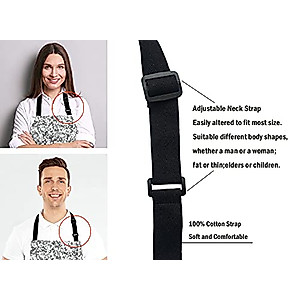 Lefolen PSALM 46:5 God is Within Her,She Will not Fall- Bible Verse Apron Home Kitchen Waterproof Cooking Baking Gardening for Women Men