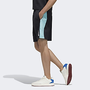 adidas Men's Briiliant Basics Short X Parley Black/Blue Spirit XX-Large