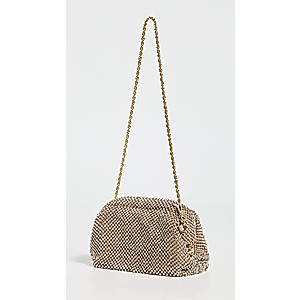 Loeffler Randall Women's Doris Mini Frame Pouch, Gold, One Size