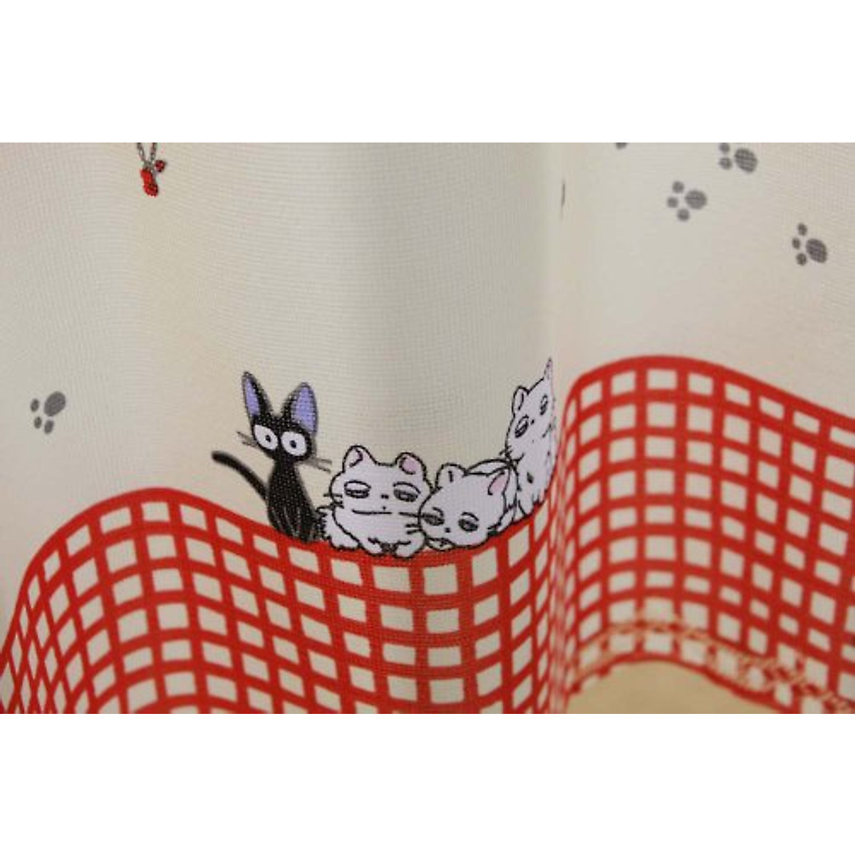 Studio Ghibuli Kiki's Delivery Service Cafe Curtain Walking Jiji Made in Japan