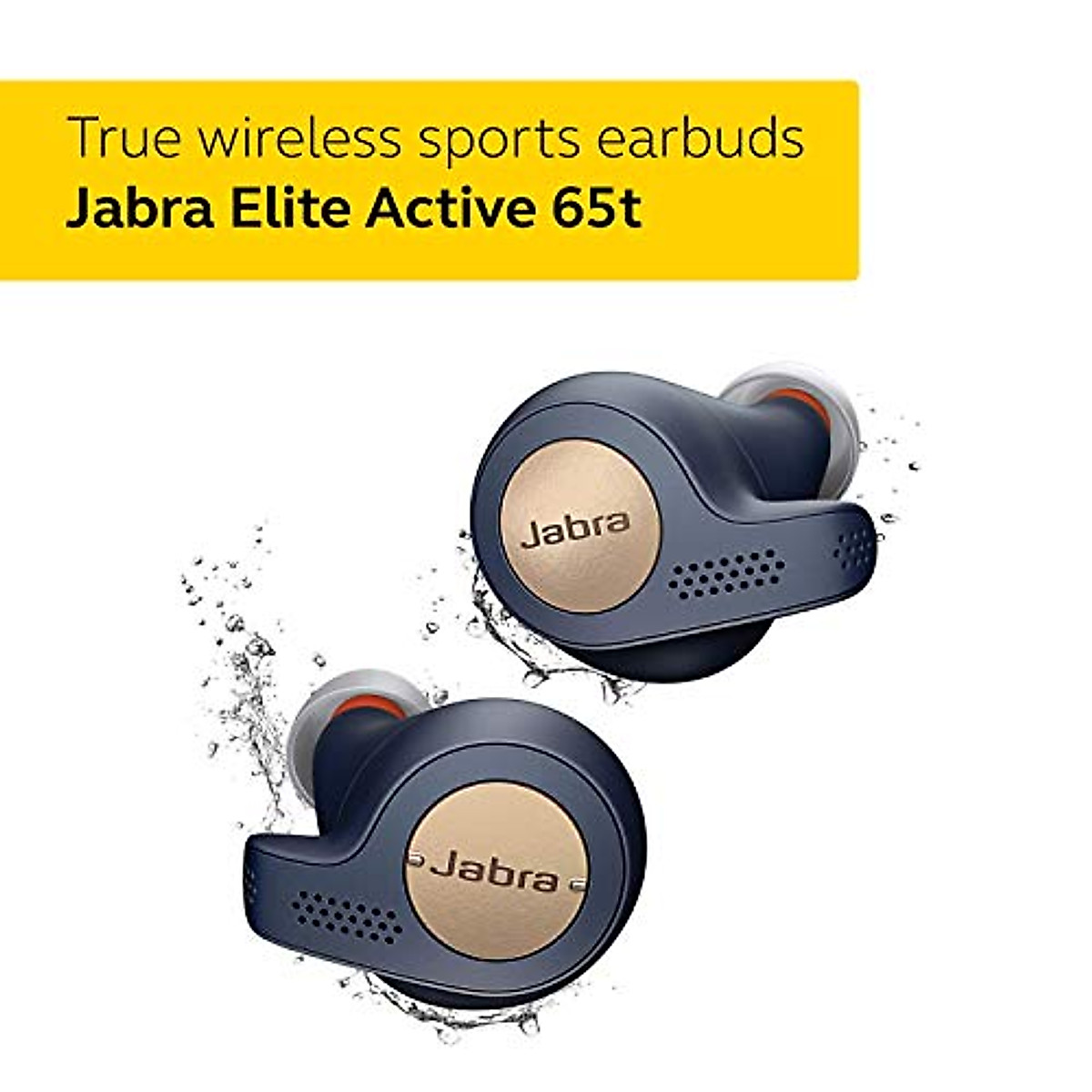 Jabra Elite Active 65t - Black True Wireless Sport Earbuds Black