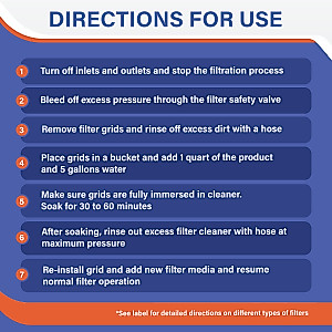 Bespoke+ Spa Filter Cleaner for Hot Tubs - 1-Hour Cartridge Filter Cleaner Soak Solution, Hot Tub Filter Cleaner Soak & Pool Filter Cleaner for Pool Cartridges | HotTub & Spa Filter Cleaner Soak 16oz