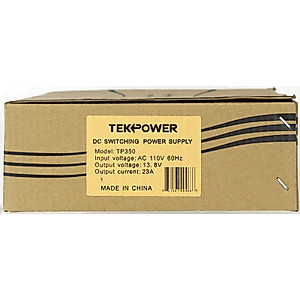 TekPower TP350 23 Amp DC 13.8V Switching Power Supply with Cigarette Plug