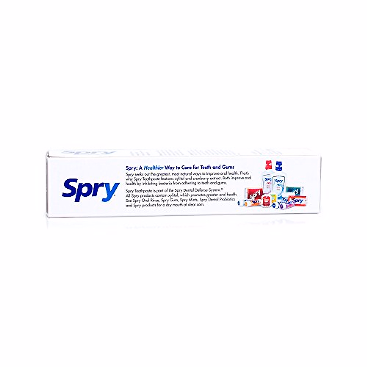Spry Xylitol Toothpaste 5oz, Fluoride Free Toothpaste Adult and Kids, Teeth Whitening Toothpaste with Xylitol, Natural Breath Freshening, Mouth Moisturizing Ingredients, Cinnamon (Pack of 1)