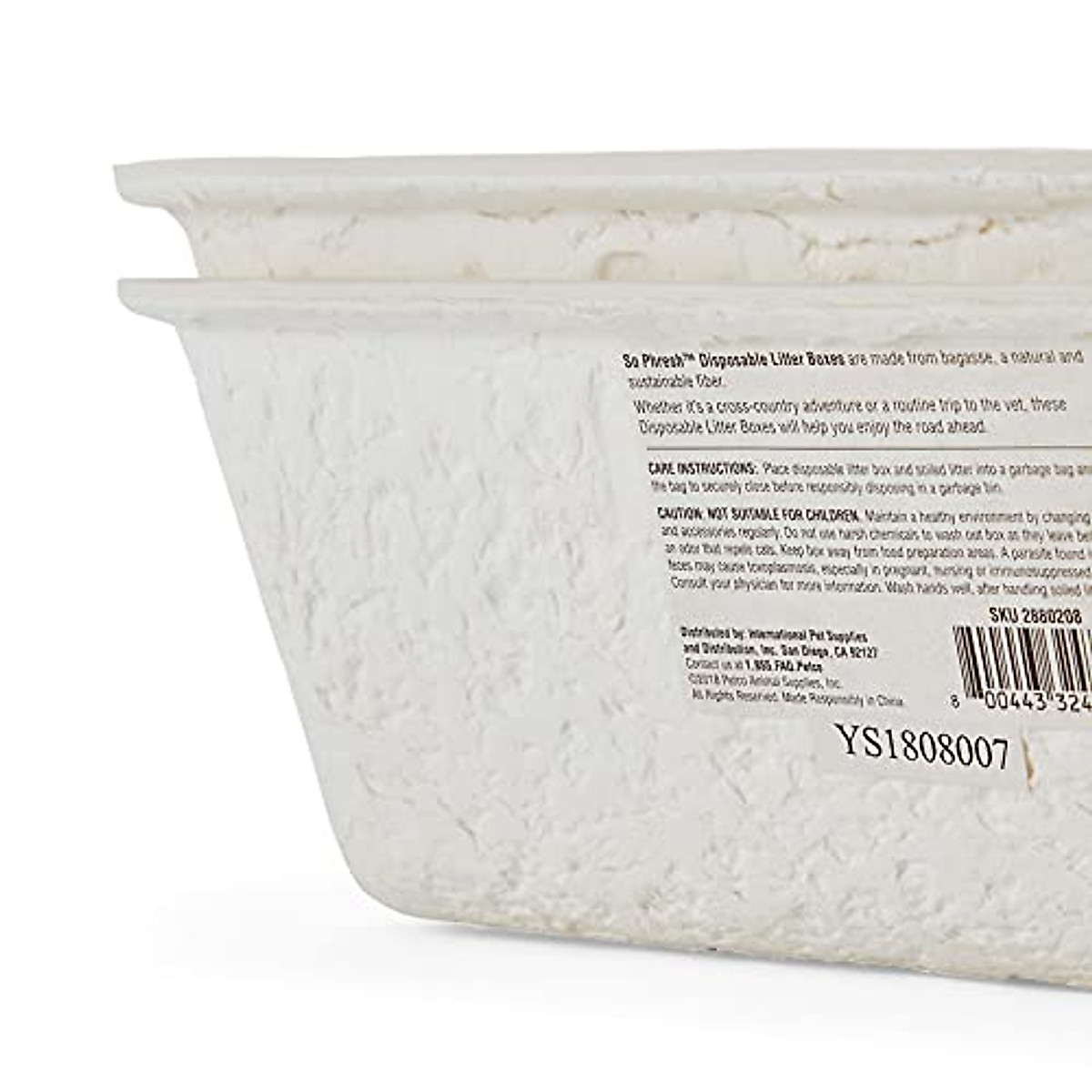 So Phresh Disposable Litter Box Set, 16.7" L X 12.6" W X 4.3" H