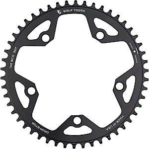 Wolf Tooth 110 BCD Gravel/CX/Road Bike Chainrings (44 Tooth, Drop-Stop B)