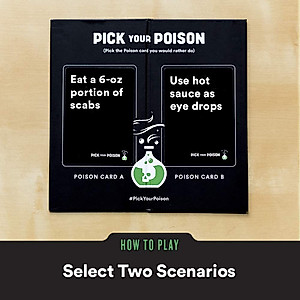 PICK YOUR POISON After Dark Party Game - The “What Would You Rather Do?” Card Game for College Students, Fun Parties and Board Games Night with your Group