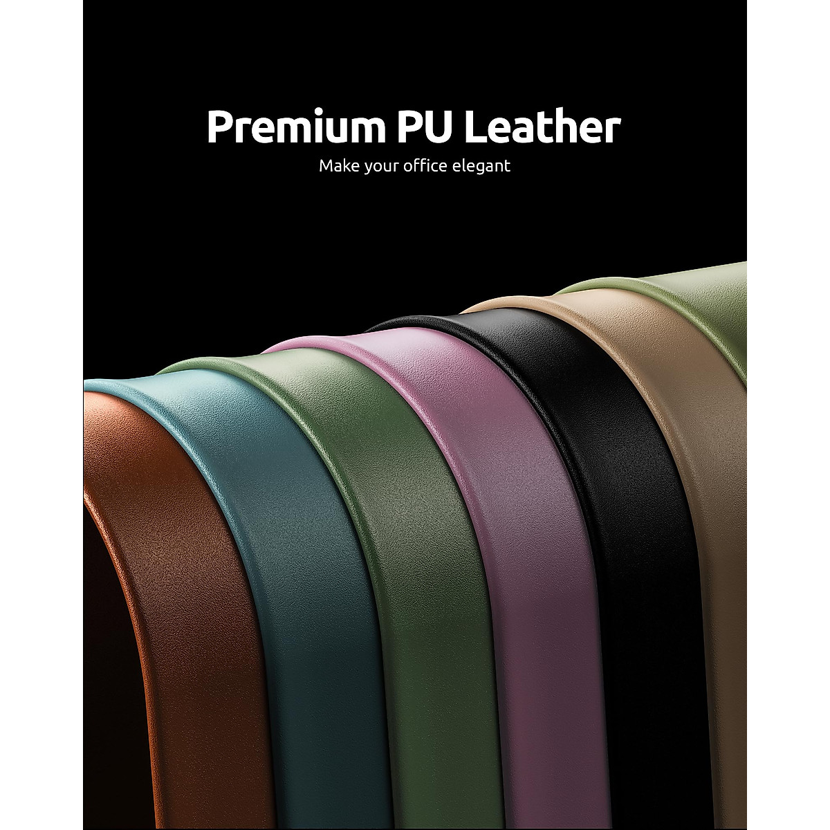 YSAGi Dual-Sided Leather Desk Pad, Office Desk Mat, PU Leather Desktop Protector, Large Mouse Pad, Laptop Desk Pad, Waterproof Desk Writing Pad for Office and Home (23.6" x 13.8", Blue+Grey)