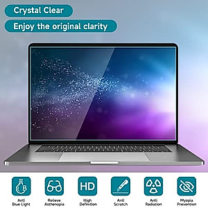 2 Pack 17 Inch Anti Blue Light Screen Protector for Dell XPS 17/Dell Precision 17", Reduce Eye Strain Anti Glare Blue Light Blocking Screen Protector for 17’’ with 16:10 Resolution Laptop