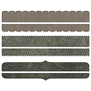 Sizzix Thinlits Die Set 6PK-Decorative Trims by Tim Holtz, 665435, Multicolor