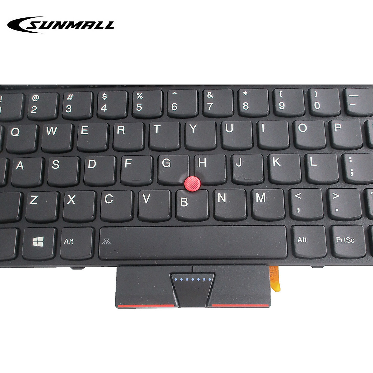 SUNMALL New Laptop Keyboard Replacement with Pointer(no Backlit) Compatible with Lenovo IBM ThinkPad T430 T430S T430I X230 X230T X230I T530 W530 (Not Fit T430U X230S)