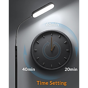 Bundles-2 Items: Metal Desk Lamp + 19W LED Floor Lamp