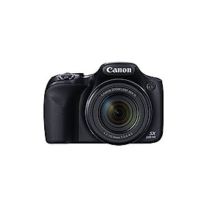 Canon PowerShot SX530 HS 16.0 MP CMOS Digital Camera with 50x Optical is Zoom (24-1200mm), Built-in WiFi, 3-Inch LCD and 1080P Full HD Video (Black) (Renewed)