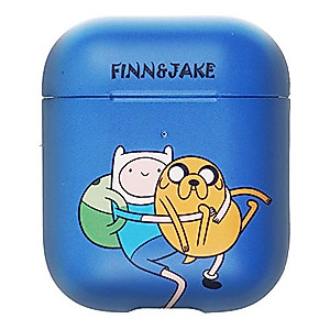 Adventure Time Compatible with AirPods Case Protective Hard PC Shell Cute Cover - Lovely Finn and Jake