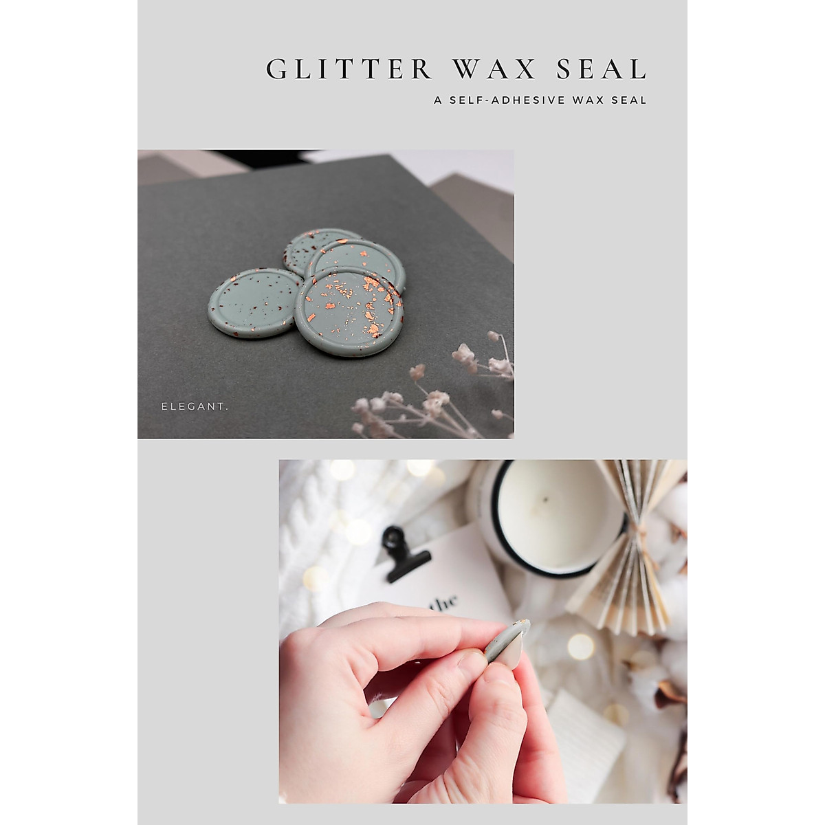 Jolicoon 60th Birthday card with premium envelope and wax seal - 60th birthday card for women - 60th birthday card for men